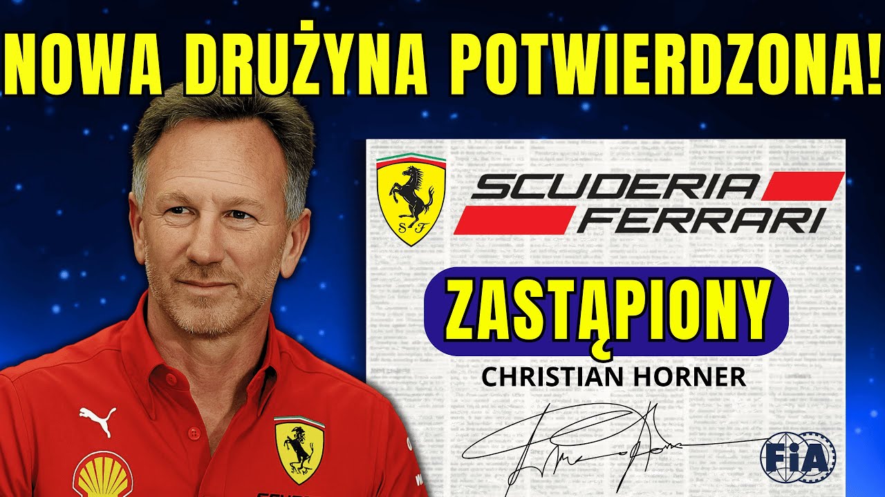 NOWY ZESPÓŁ Christiana Hornera został OFICJALNIE OGŁOSZONY na 2026 i ...