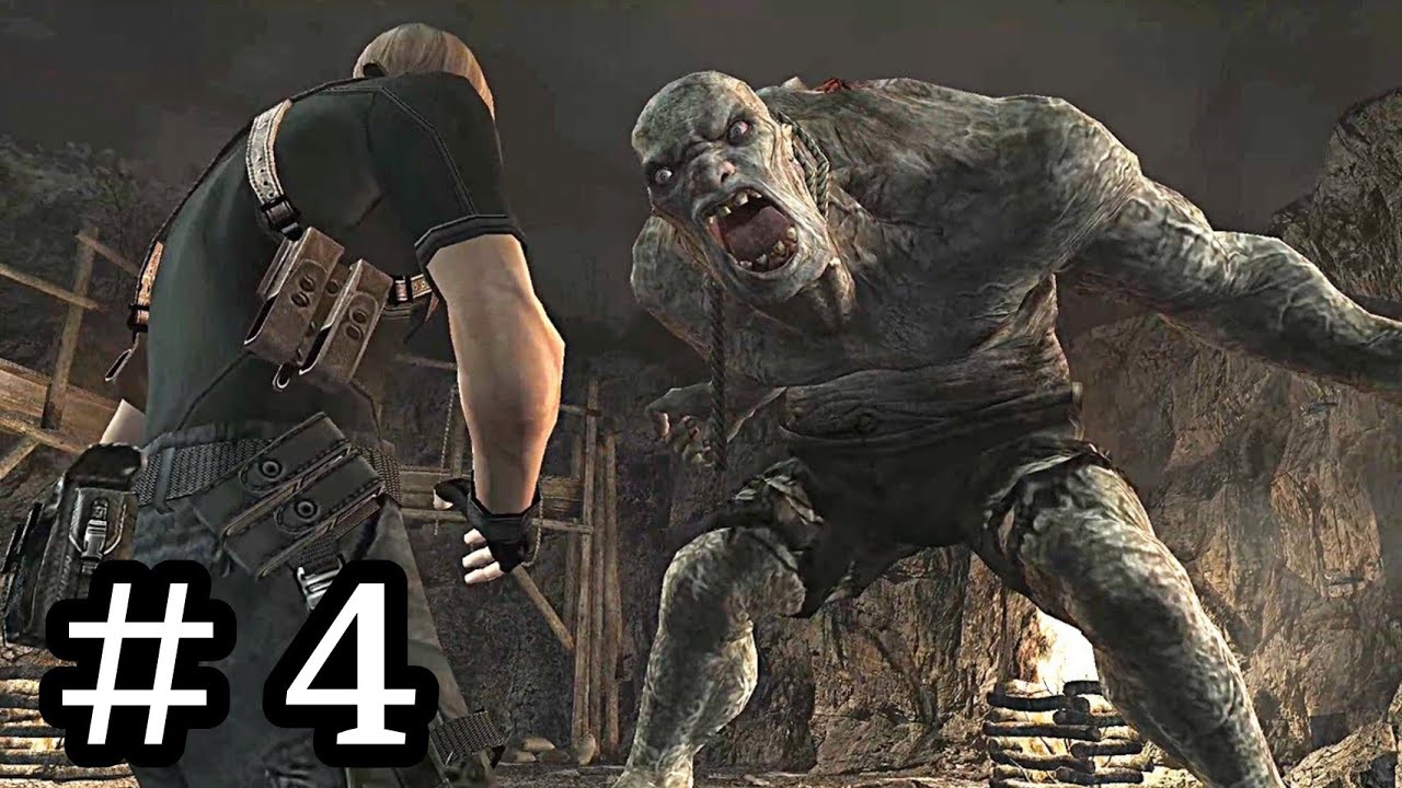 Resident evil 4 pro leon walkthrough no commentary chapter 4 - YouTube