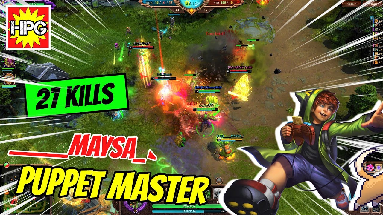 HON PUPPET MASTER GAMEPLAY | _____MAYSA_` | Diamond - CM - YouTube