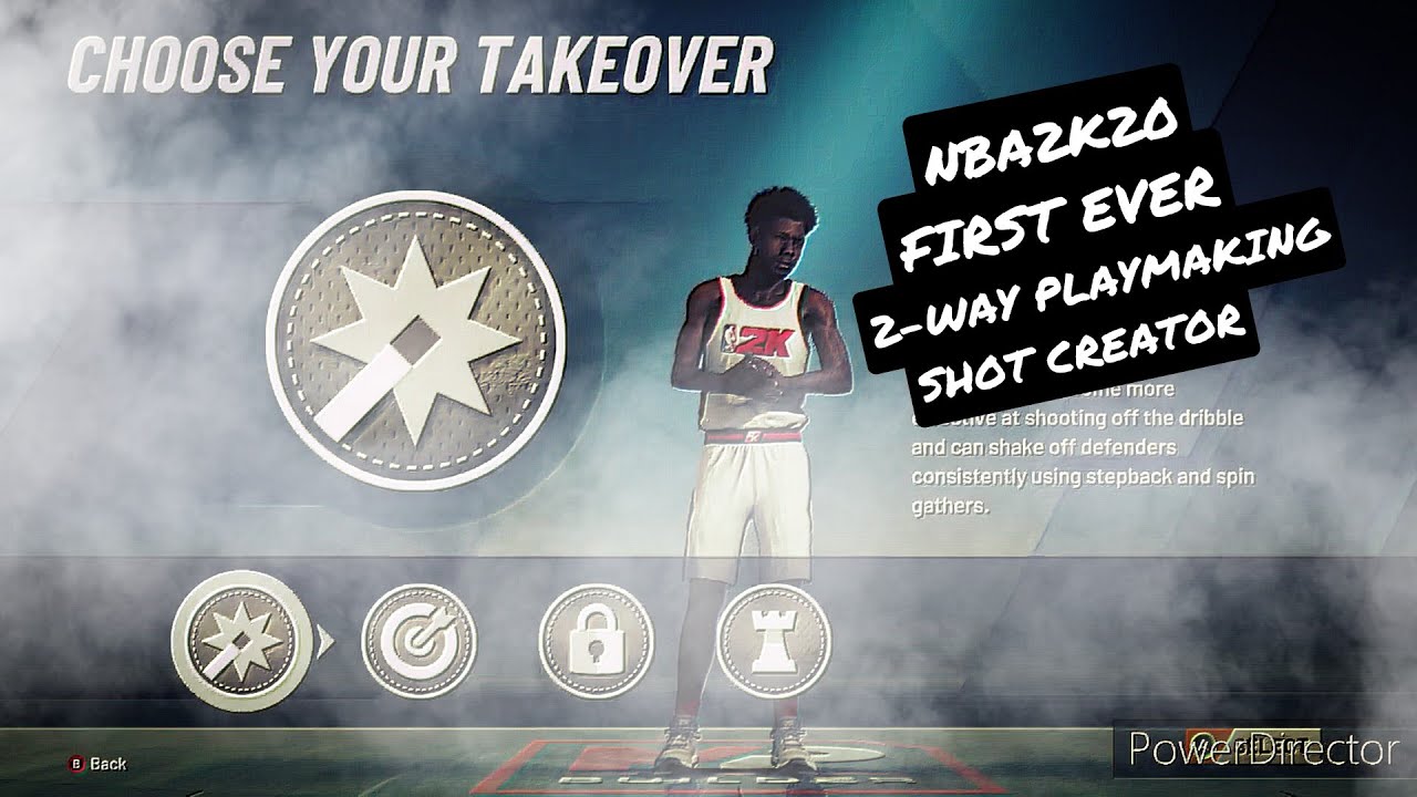 NBA 2K20 - FIRST EVER 2 WAY PLAYMAKING SHOT CREATOR - YouTube
