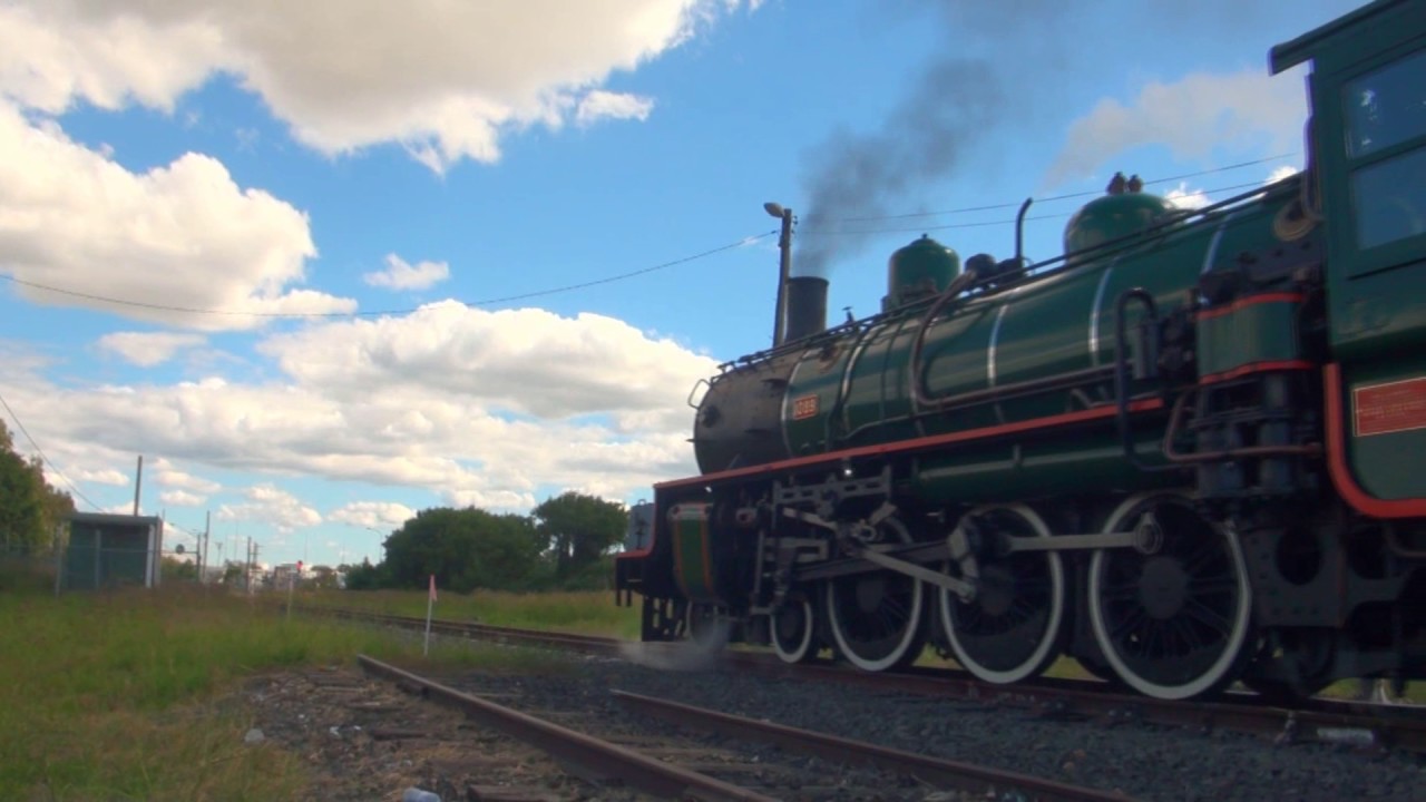 BB18 ¼ 1089 - Steam Train Sunday - 7/05/2017 - Pinkenba Branch - YouTube