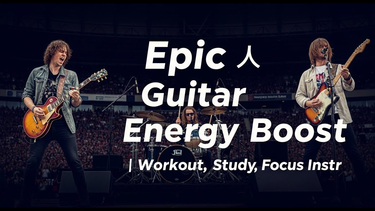 Powerful, fiery, instrumental Rock Guitar brings you positive energy 🎸🔥 ...