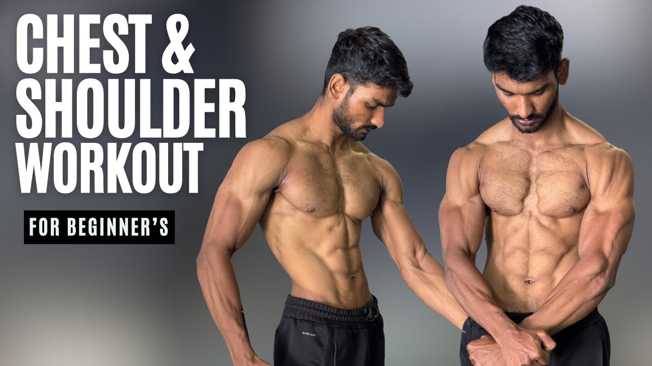 Beginners CHEST & SHOULDERS Workout | Peak seconds (10:20 to 11:50⚡️ ...