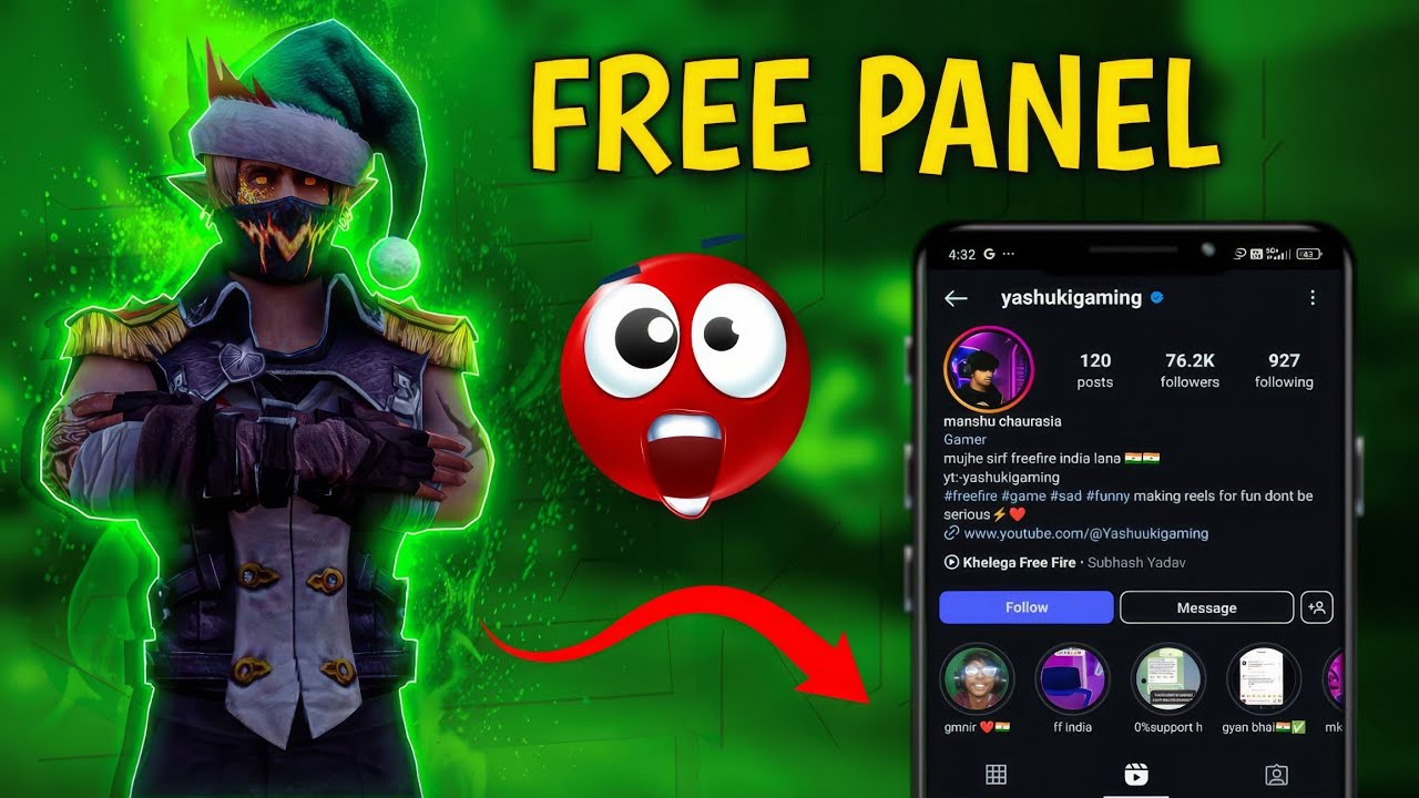 I Trying Free Panel 💀 || Will This Panel Work #freefire #freepanel # ...