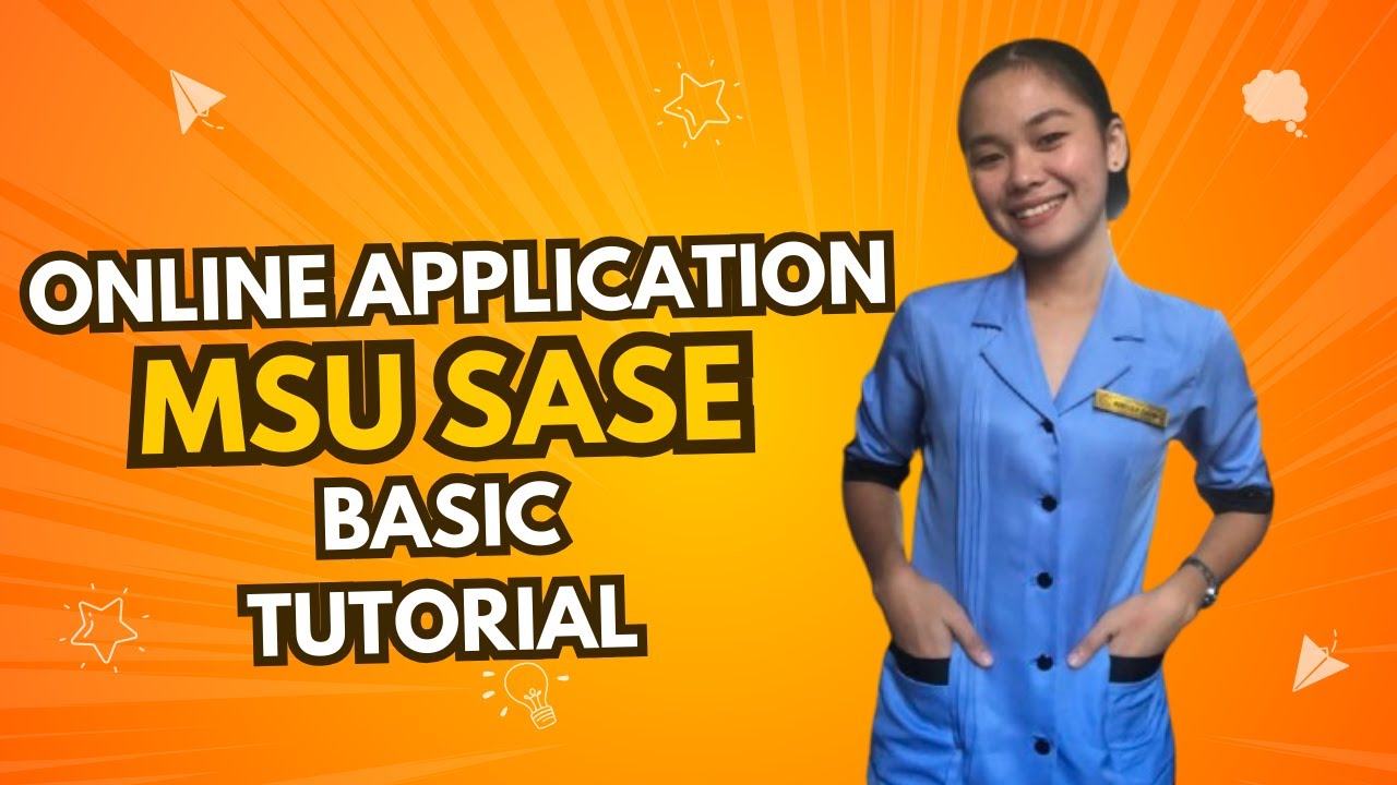 MSU SASE ONLINE APPLICATION 2024 - YouTube