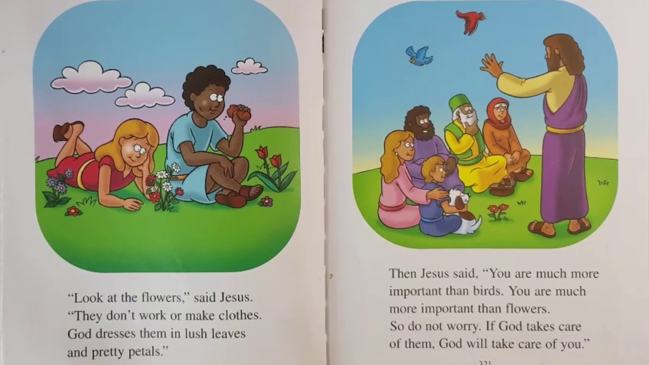 321 Jesus Teaches on a Mountain - The Beginner's Bible 암송하기 - YouTube