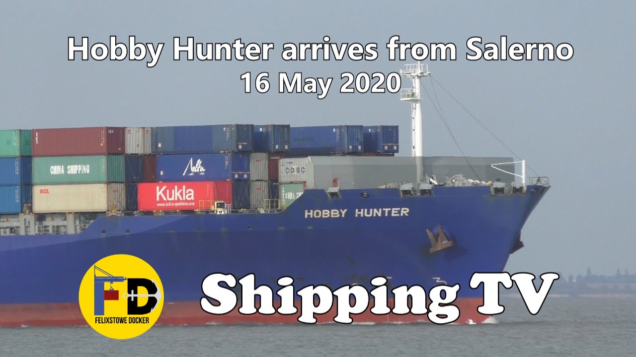 Container ship Hobby Hunter arrives from Salerno, 16 May 2020 - YouTube
