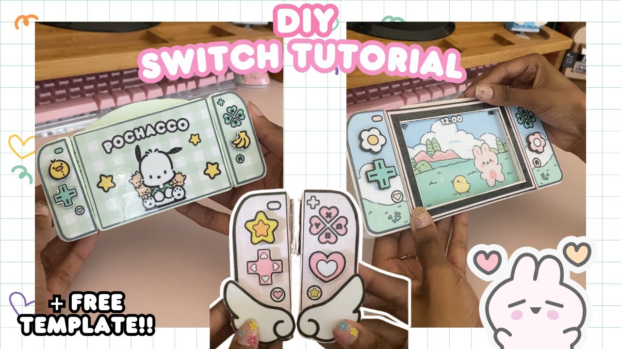 DIY Switch Tutorial!.:*☆ + Free templates | Cute DIY crafts ️ | - YouTube