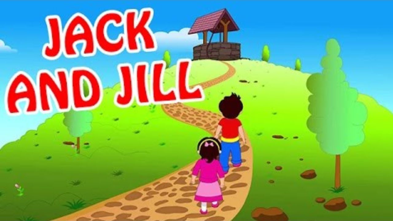 Jack And Jill Nursery Rhymes for Children in English, popular nursery ...