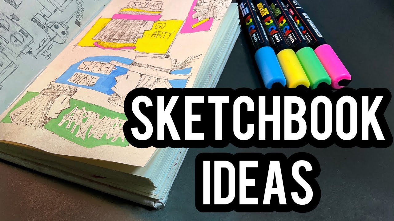 How To Come Up With SKETCHBOOK Ideas? (how to draw anything, art tips ...