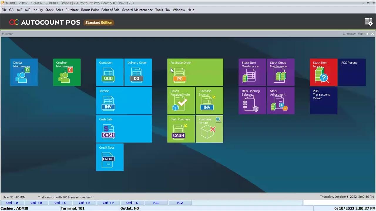 Autocount POS Demo for Pet Shop - YouTube