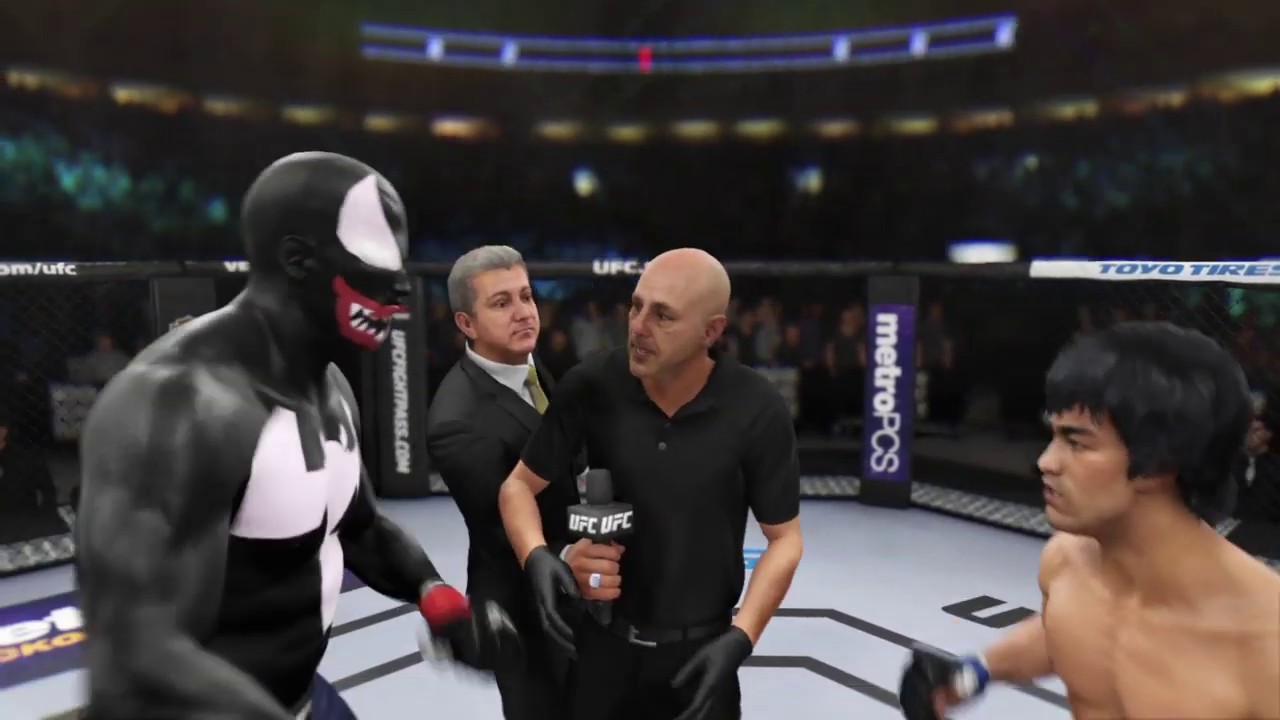 Venom vs Bruce Lee (EA Sports UFC 3) - CPU vs CPU - YouTube