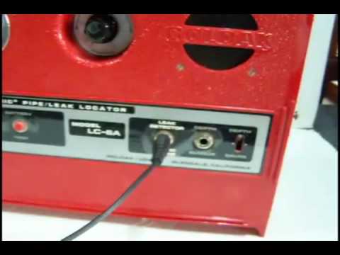 GOLDAK LC-6A Pipe & cable locator with Leak Detection - YouTube