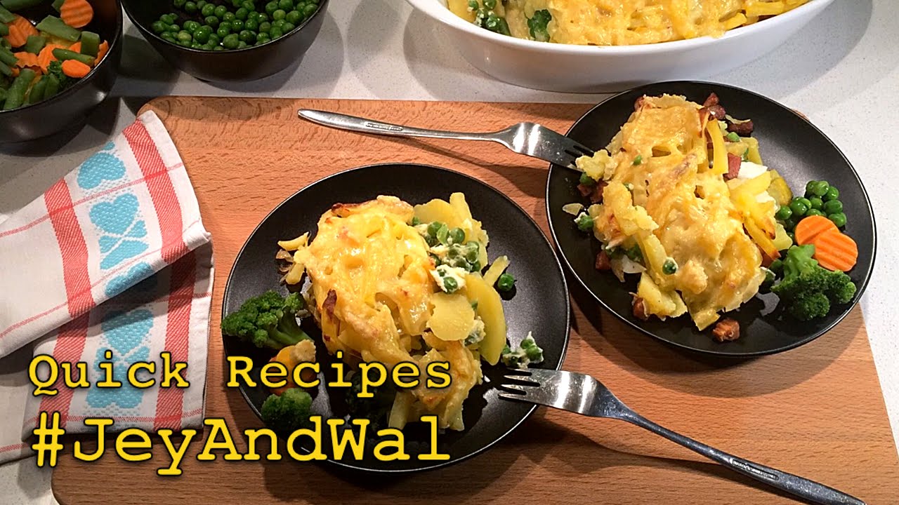Gratinated Potatoes | JeyAndWal - YouTube