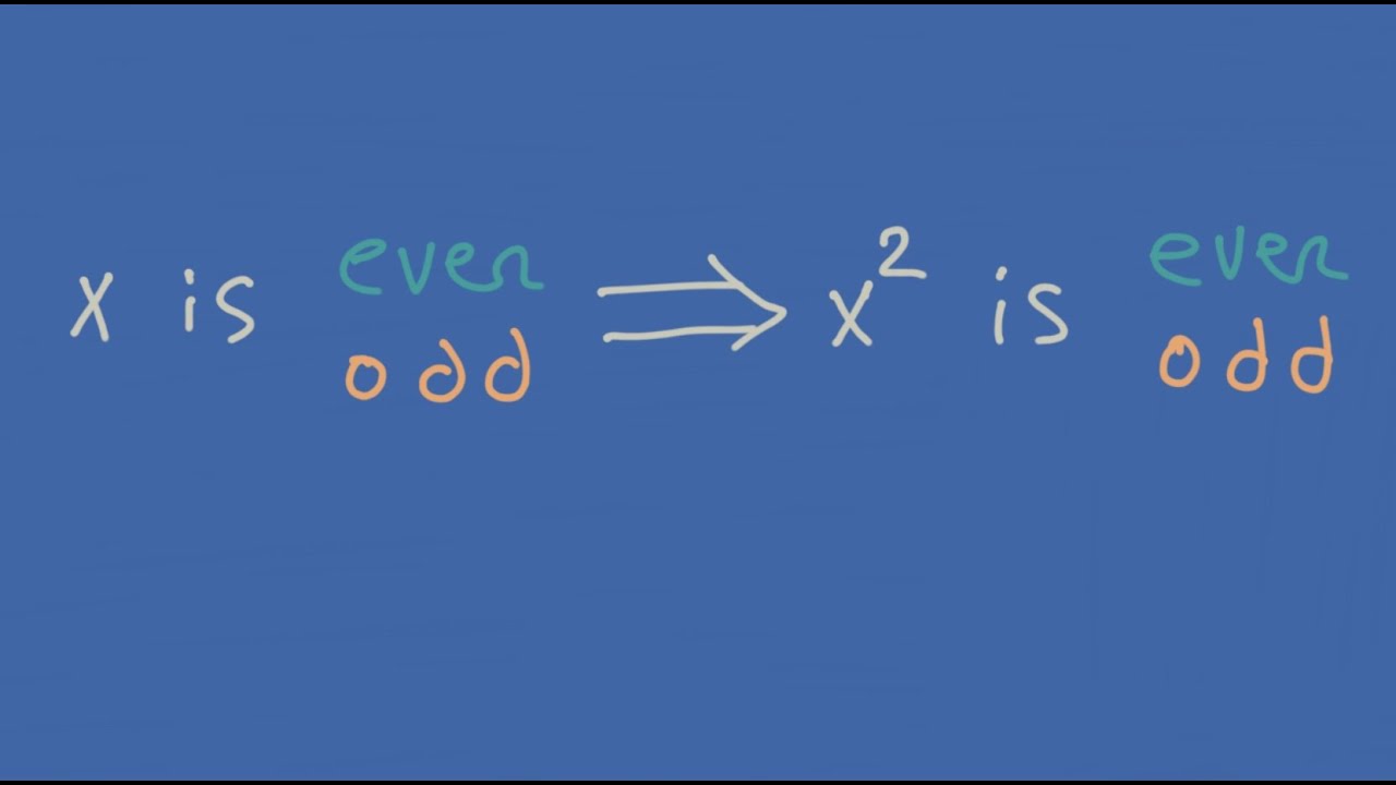Squares of Even and Odd Numbers - YouTube