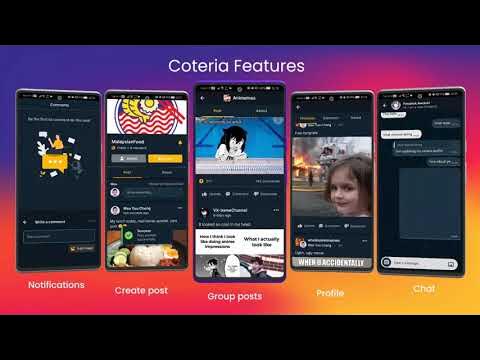 Flutter Social Media App | Flutter & Firebase [Coteria] - YouTube