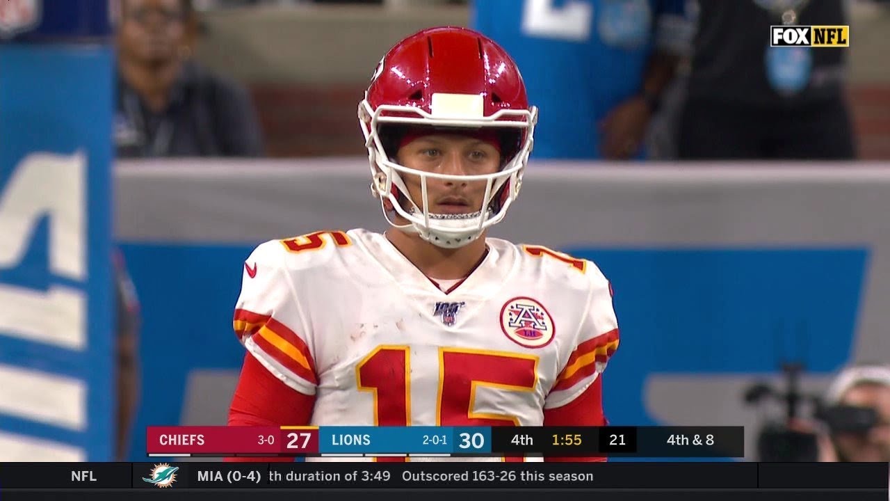Patrick Mahomes' game-winning drive against the Detroit Lions. - YouTube