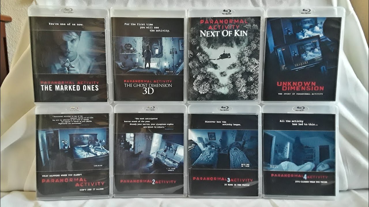 Unboxing Paranormal Activity Collection Blu-ray - YouTube