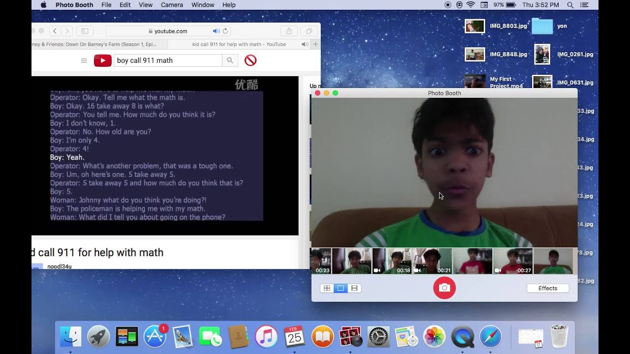 boy calls 911 needing help with math homework - YouTube