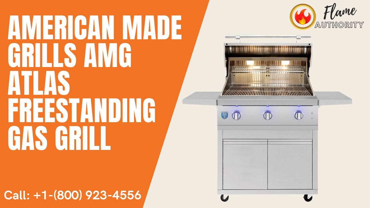 AMERICAN MADE GRILLS AMG ATLAS SERIES FREESTANDING GAS GRILL - YouTube