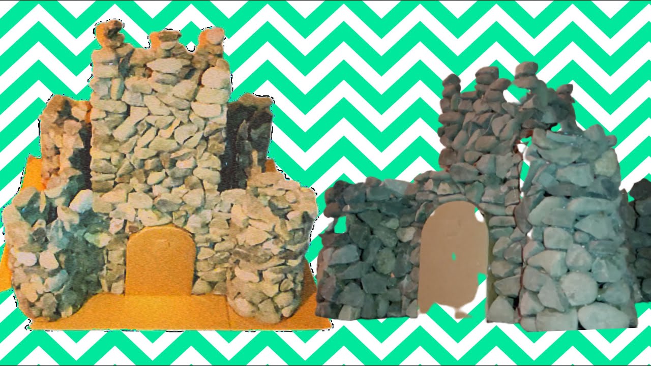 Making a Castle model from stones / Creative Model - YouTube