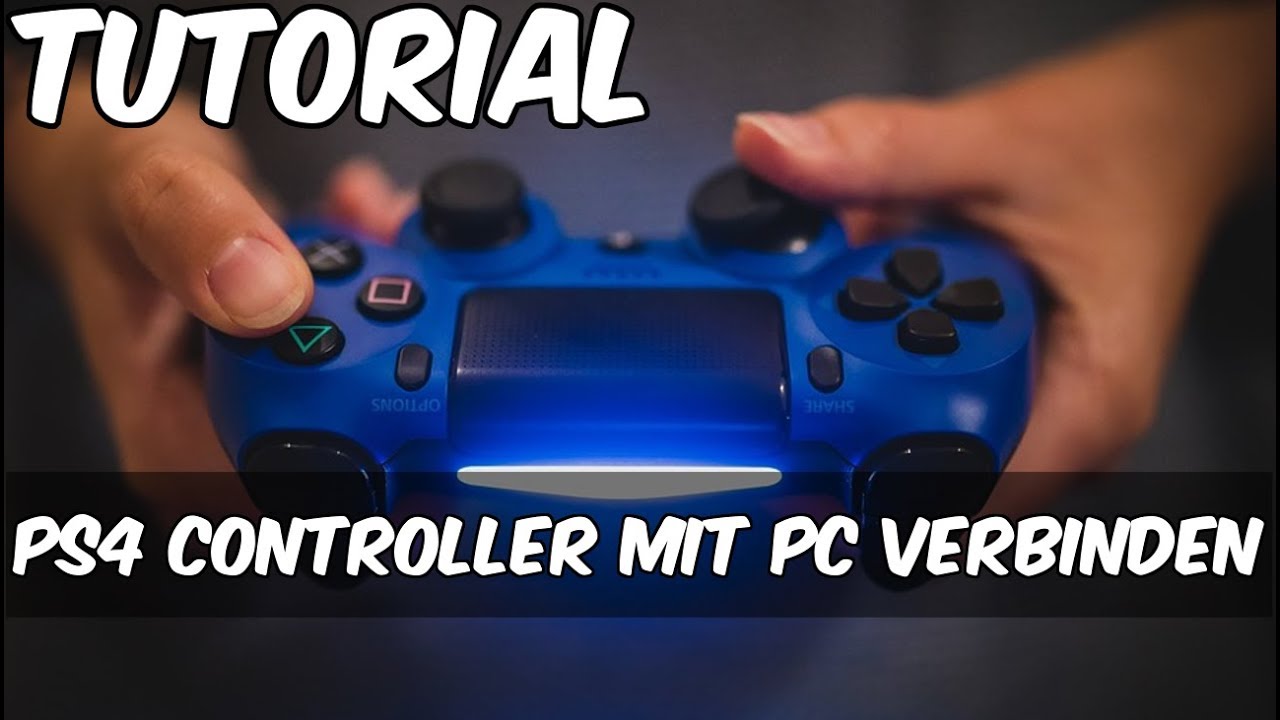 PS4 Controller per Kabel mit dem Pc verbinden | Deutsch - YouTube