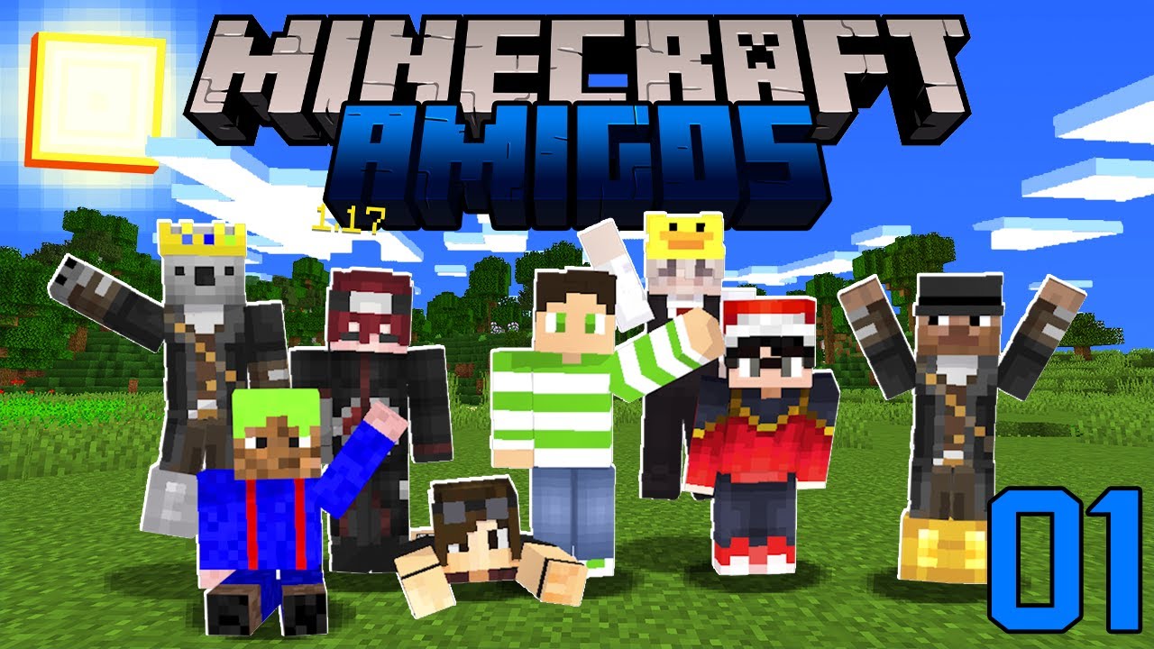 O COMEÇO - MINECRAFT AMIGOS #1 | (MINECRAFT SURVIVAL MULTIPLAYER 1.17 ...
