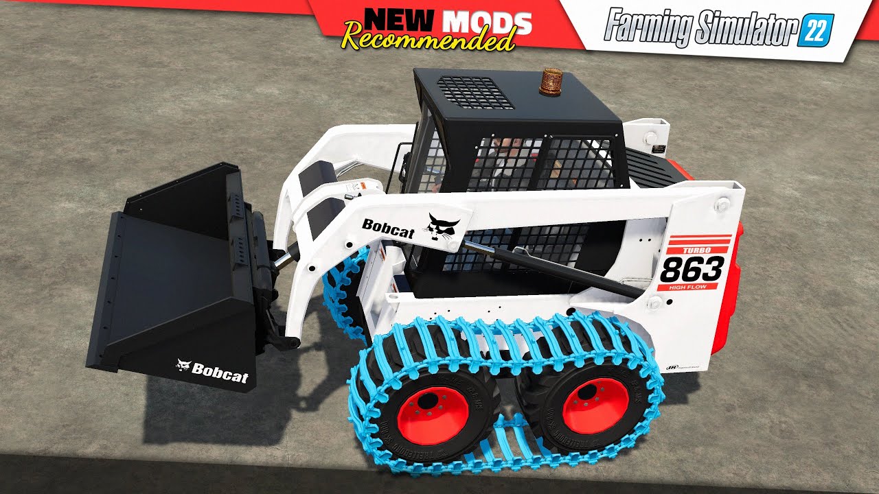 FS22 | BOBCAT 863 Turbo With Bobcat Shovel - Farming Simulator 22 New ...