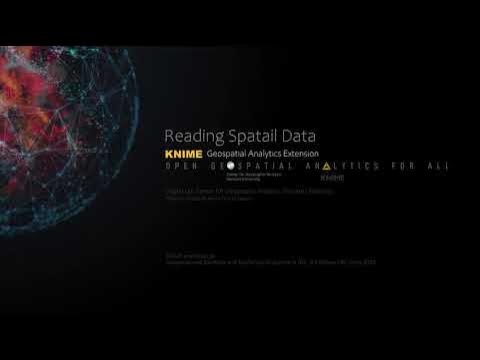 KNIME Geospatial Analytics -Tutorial- 01 Reading Spatial data - YouTube