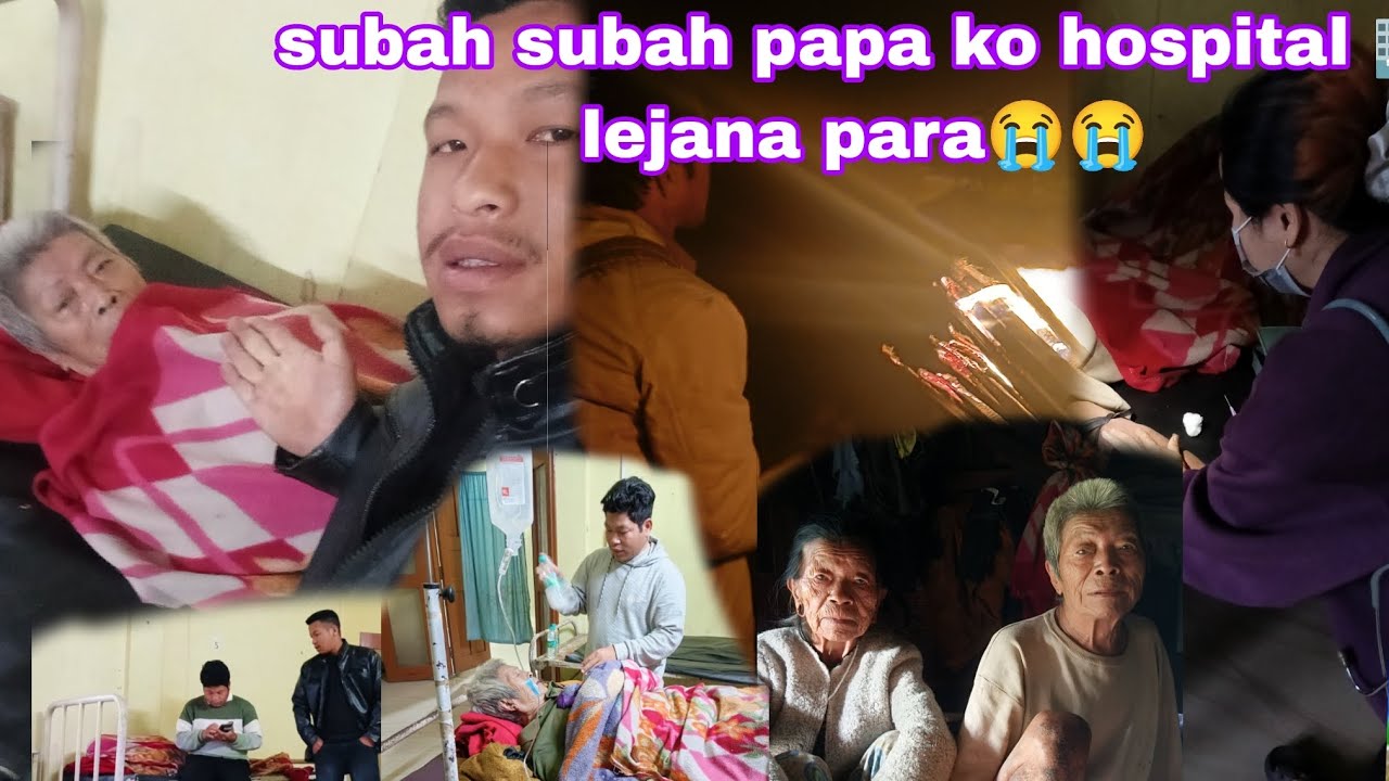 Subah subah papa ko hospital 🏥 lejana para 😭|| hamara ghar ka dev ney ...