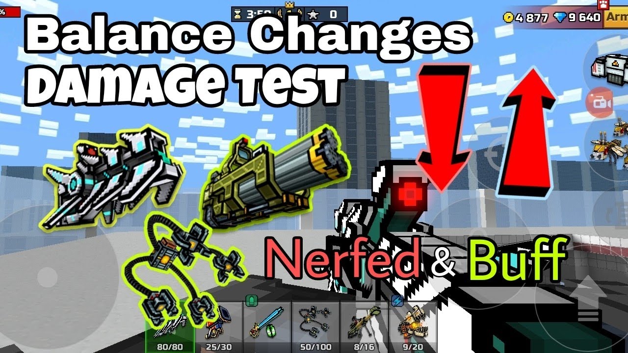 Balance Changes Damage Test ( Tactical Scorcher Nerf, Siege Minigun ...