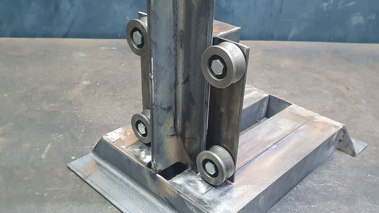 DIY and Crafts Making Easy Scroll For Stand Press Driller - YouTube