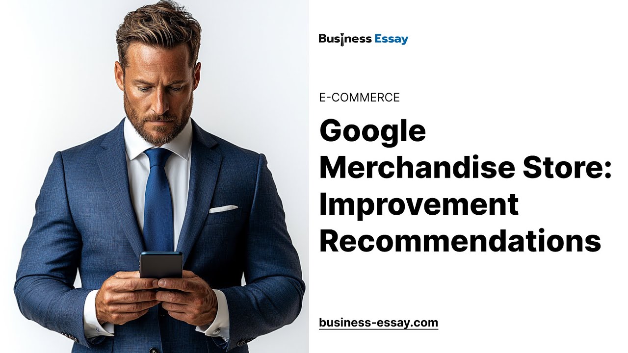 Google Merchandise Store: Improvement Recommendations - Essay Example ...