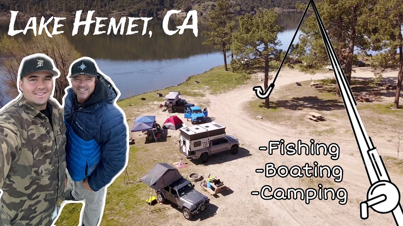 Lake Hemet Camping and Fishing - YouTube