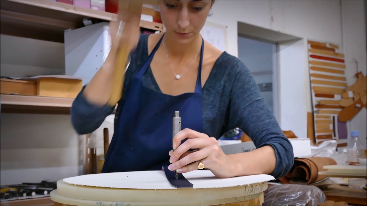 Atelier Bertrand " Making of a luxury belt" - YouTube