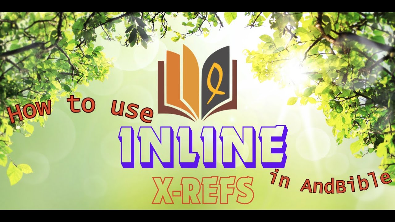 How to use Inline Cross References in AndBible? - YouTube
