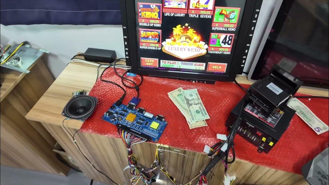 Super ball Keno Double Up Luxury Game Keno Game Boards For Sale - YouTube