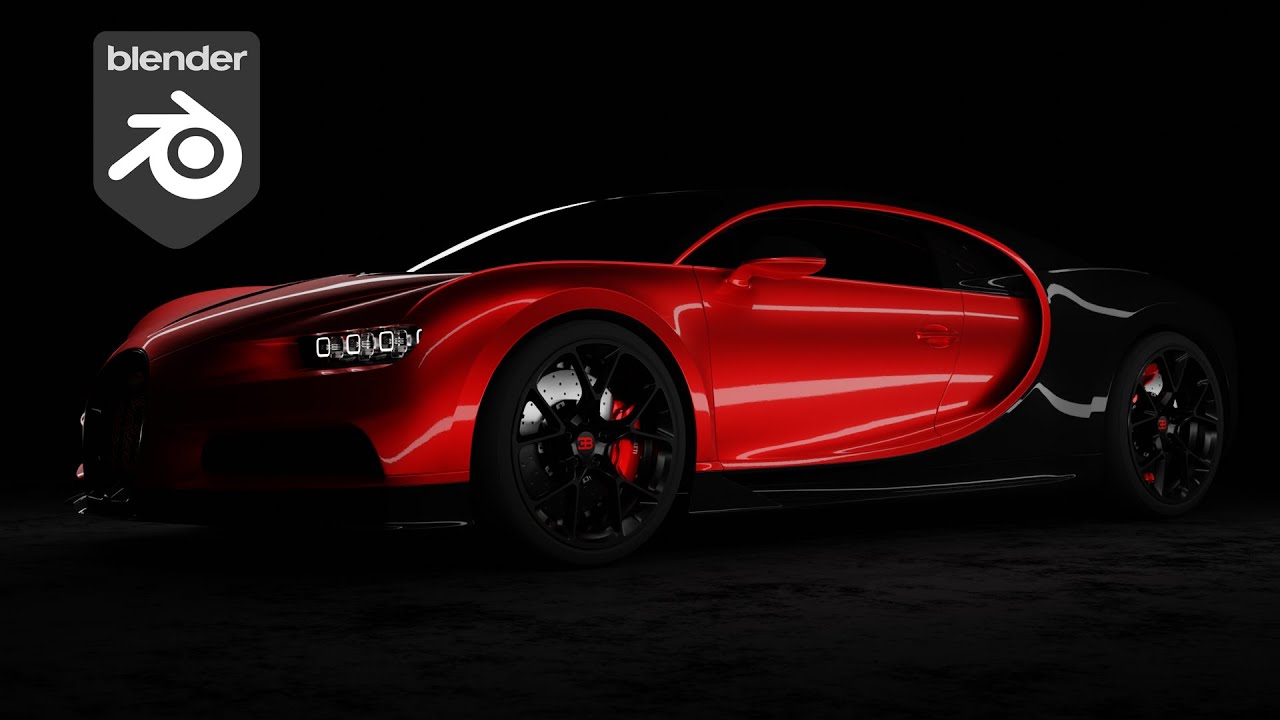 Bugatti Chiron Sport - 2019 : 3D Cinematic Animation made in Blender 2. ...