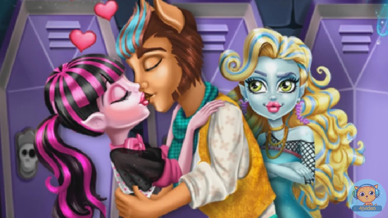 Draculaura First Kiss - Monster High Videos for Kids - 4jvideo - YouTube