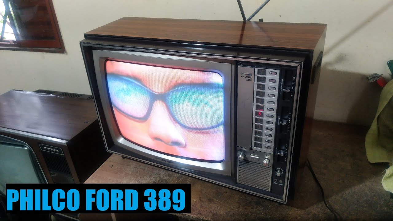 RESTAURANDO TV PHILCO FORD COLORIDA CHASSIS 389 MODELO B832-M [4K ...