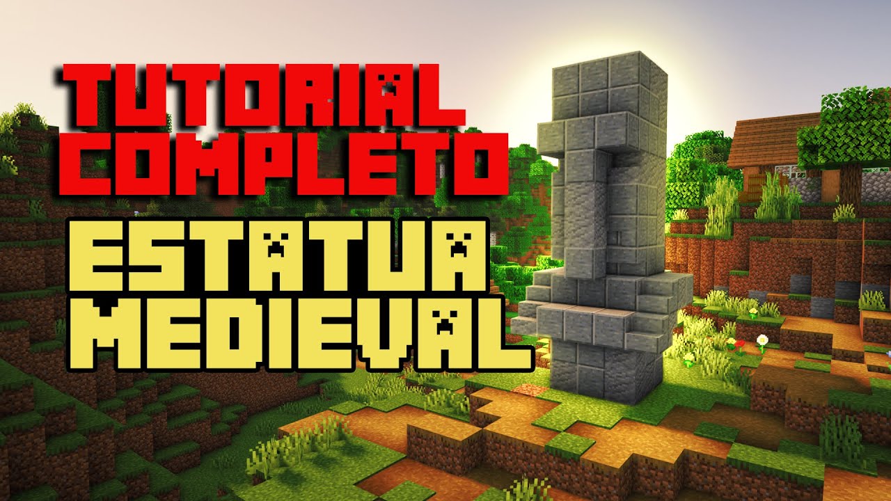 MINECRAFT - APRENDA A FAZER UMA ESTATUA - YouTube