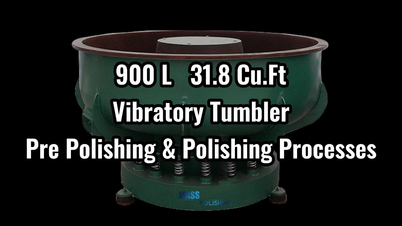SW900 Vibratory Polishing Machine for Big Parts Fine Polishing - YouTube