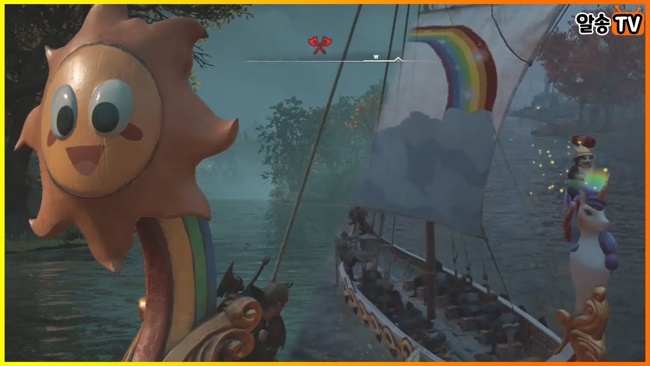 어쌔신크리드 발할라 롱쉽 포니스킨 I Assassin's Creed Valhalla Longship Pony skin - YouTube