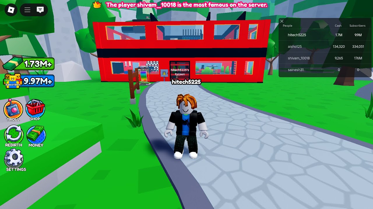 I became most famous youtuber | ROBLOX - YouTube