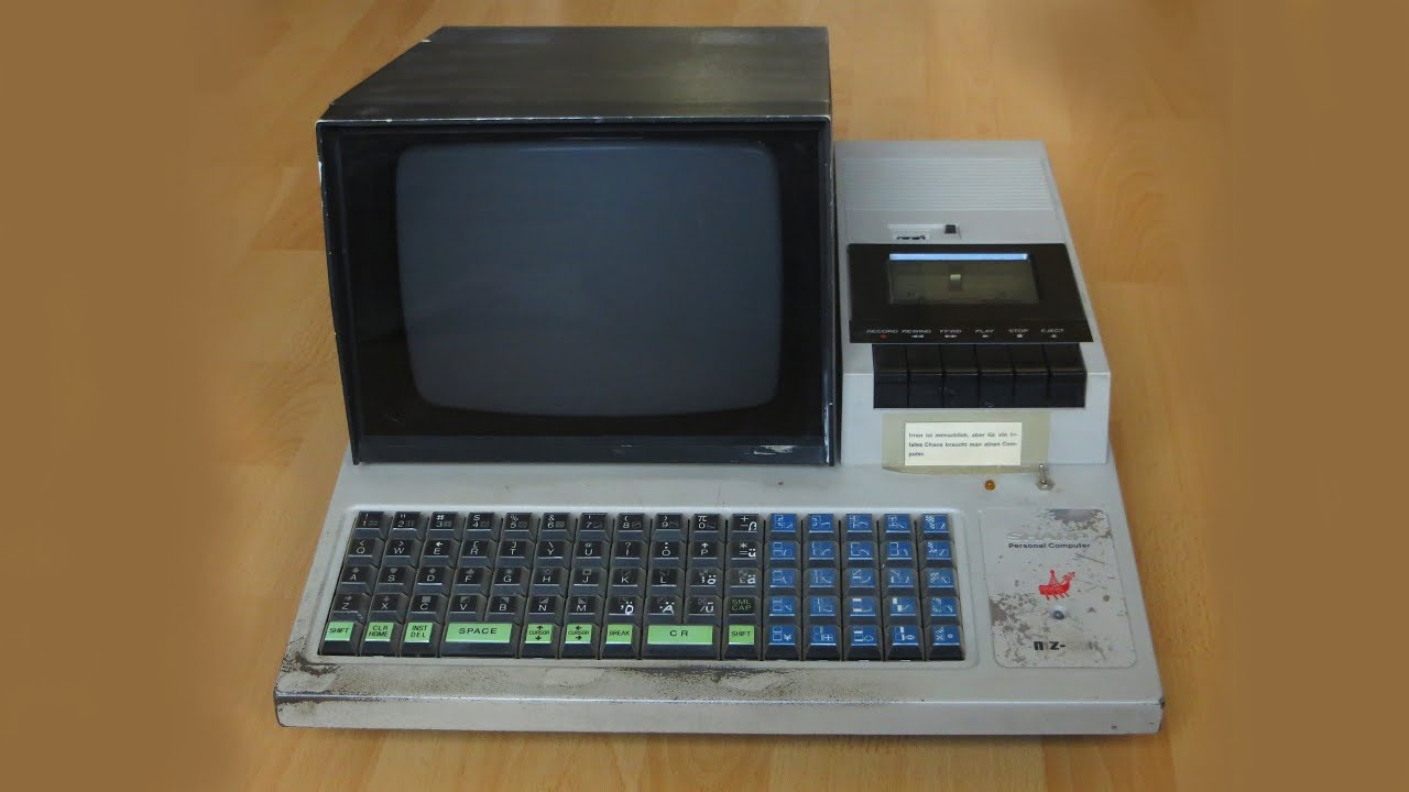 Mein alter Sharp MZ-80K - YouTube