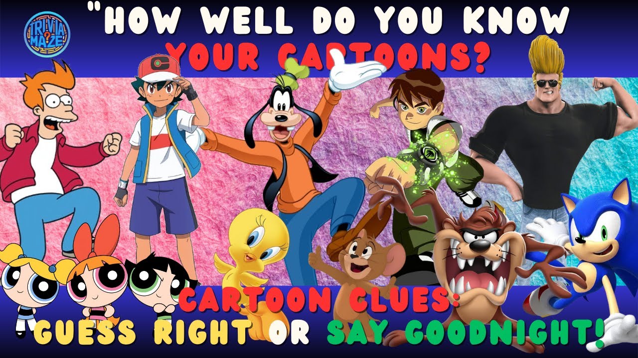 Guess the "100 Cartoon Characters" in 3 Seconds QUIZ! | CHALLENGE ...