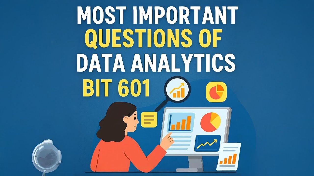 Most Important Topics of Data Analytics BIT601 । Data Analytics Most ...