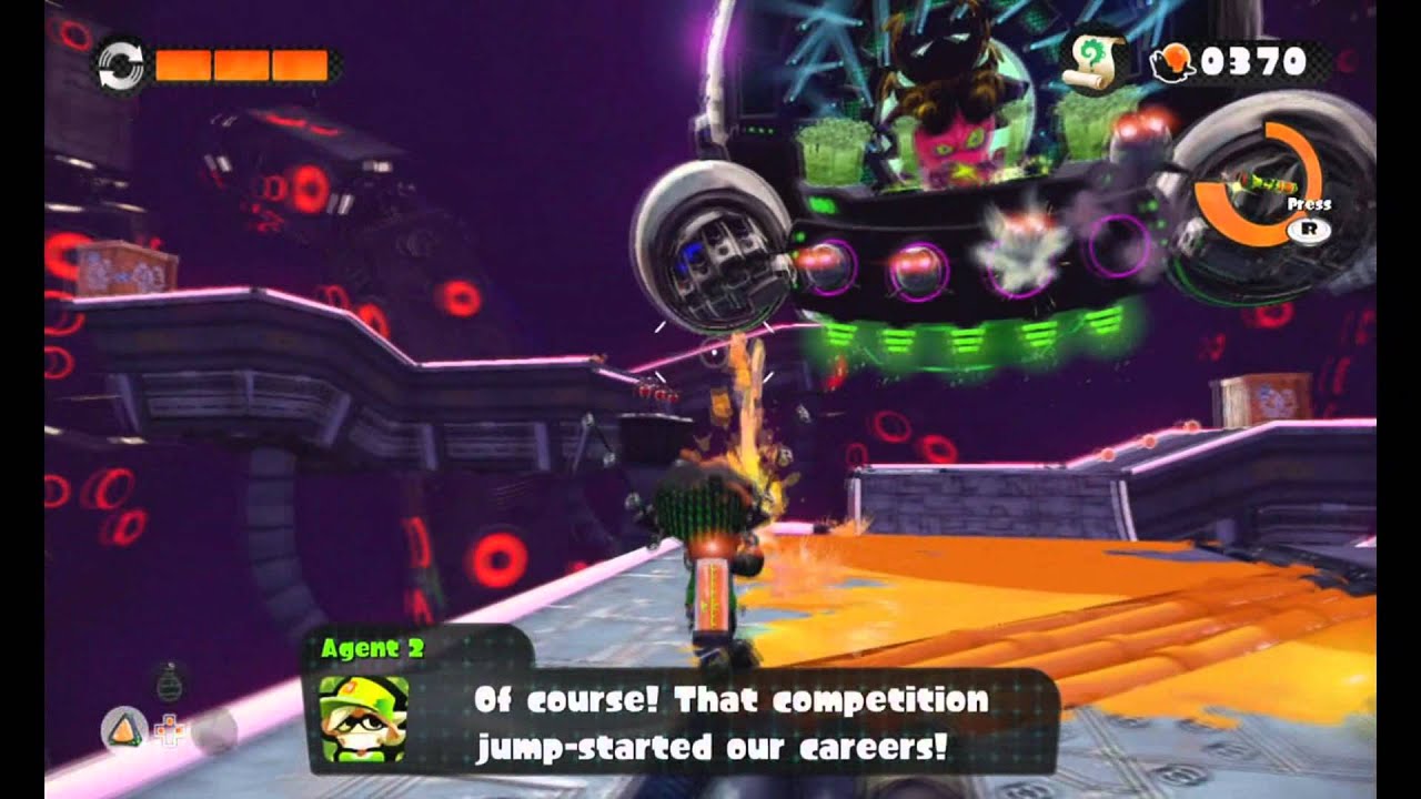 Splatoon- Final Boss Dj Octavio ( an weird background noise) - YouTube