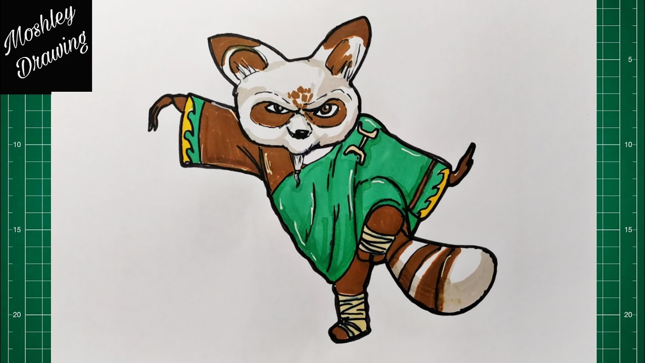 How to Draw Master Shifu from Kung Fu Panda - YouTube