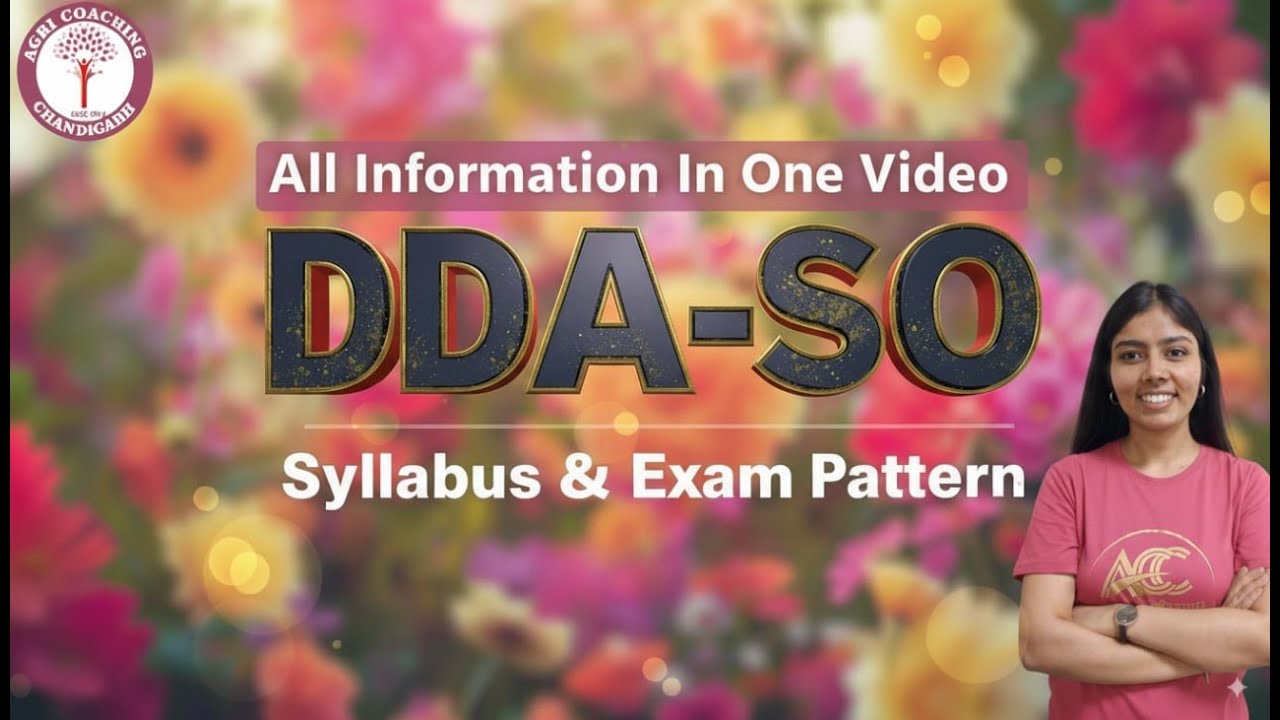 DDA SO 2025 Notification | Exam Pattern, Syllabus, Eligibility| Course ...